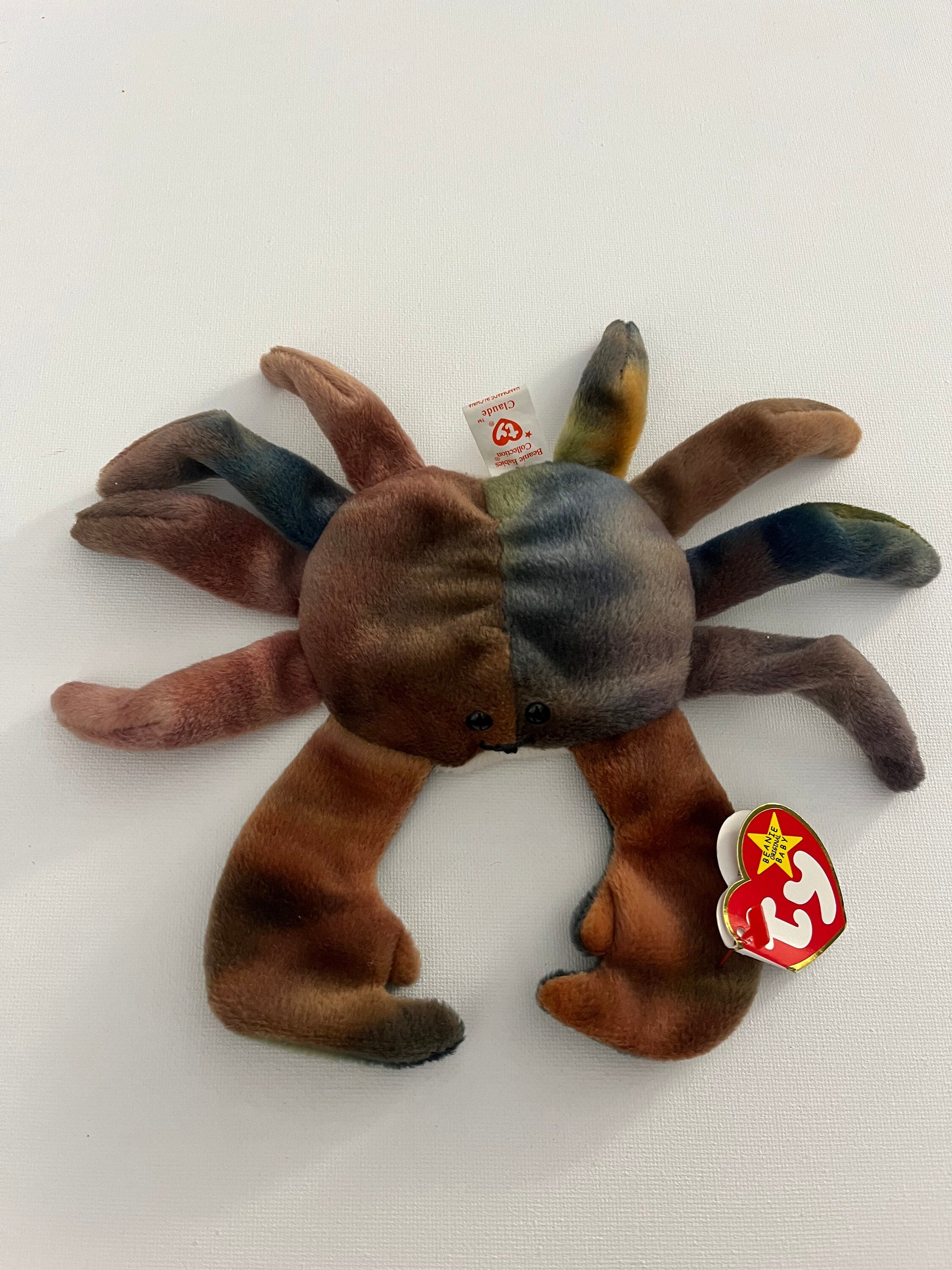 1996 RARE CLAUDE the Crab TY Beanie Baby - Etsy