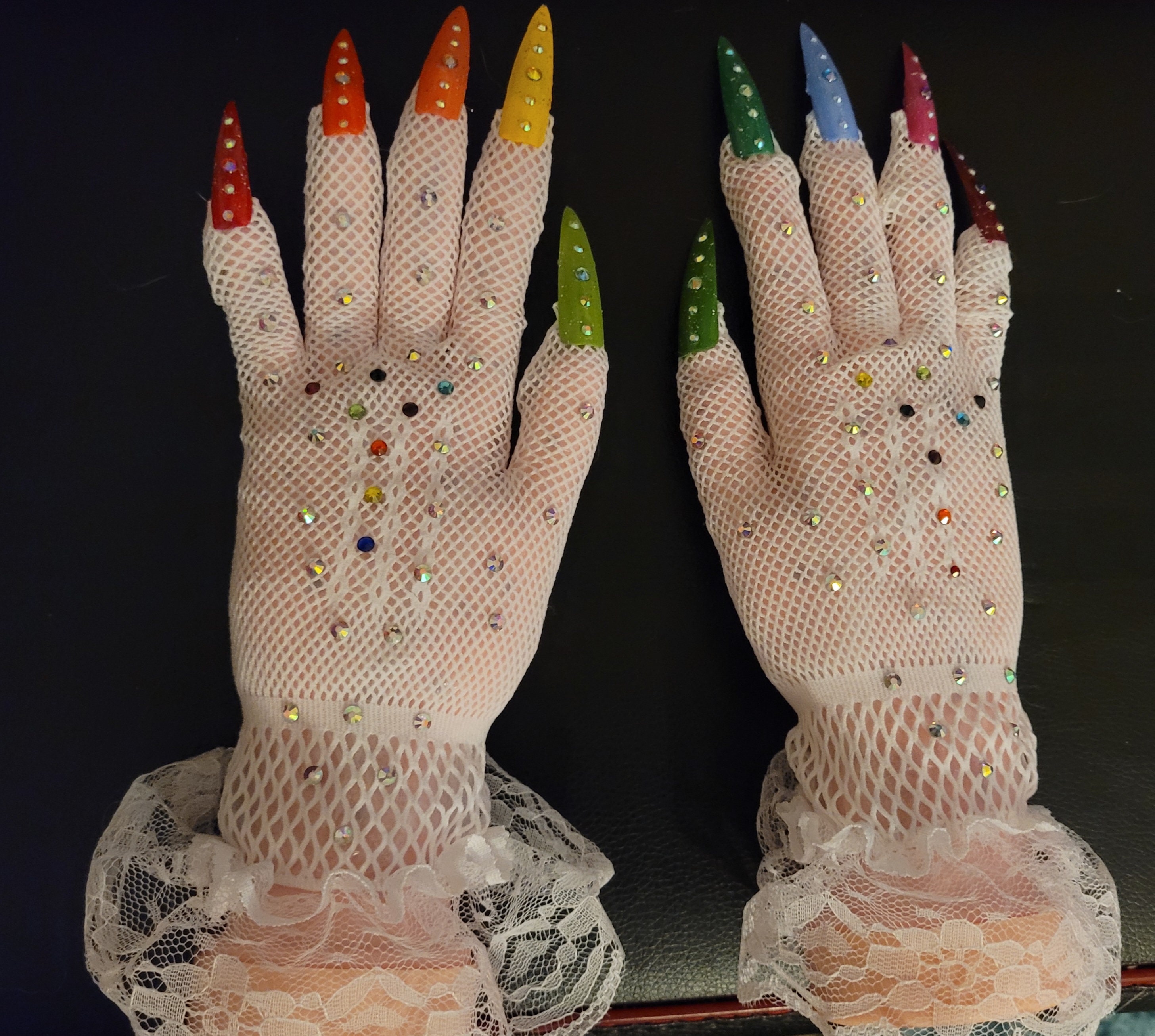 Chibi Rainbow Gloves - Etsy