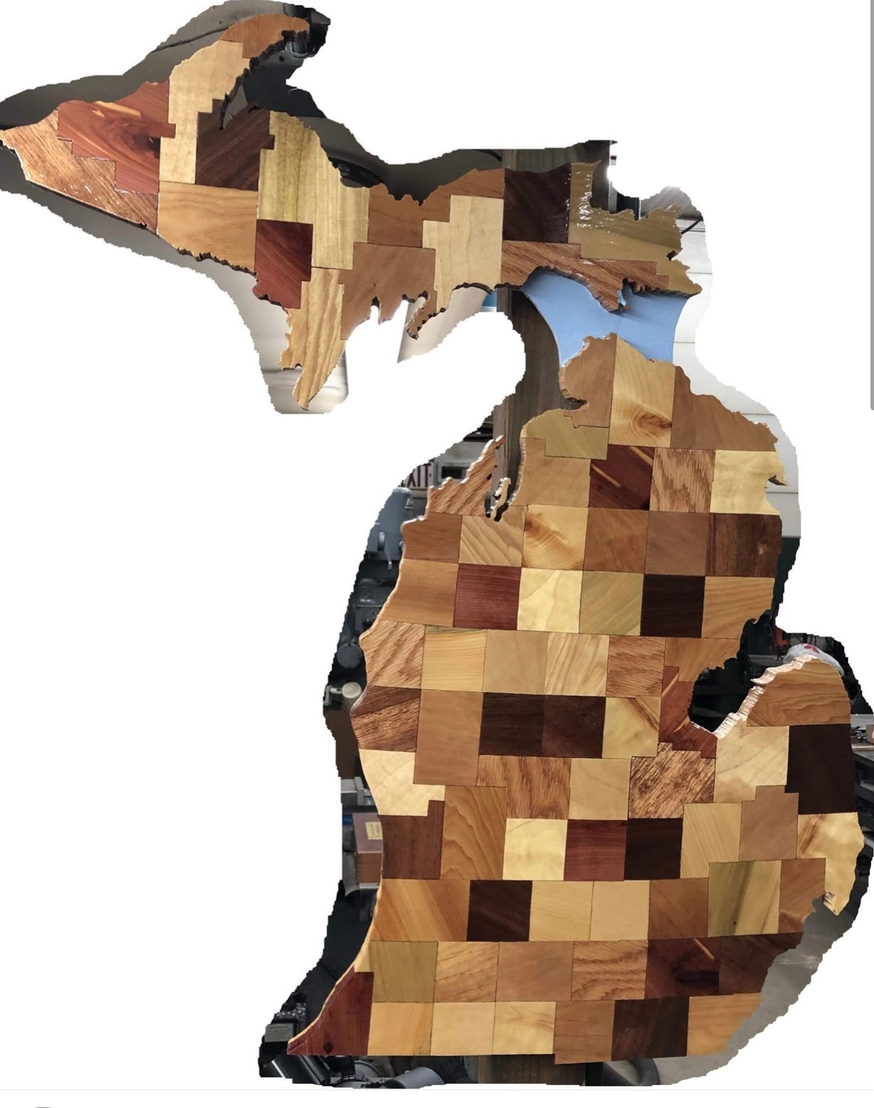 Solid Wood State Maps - Etsy