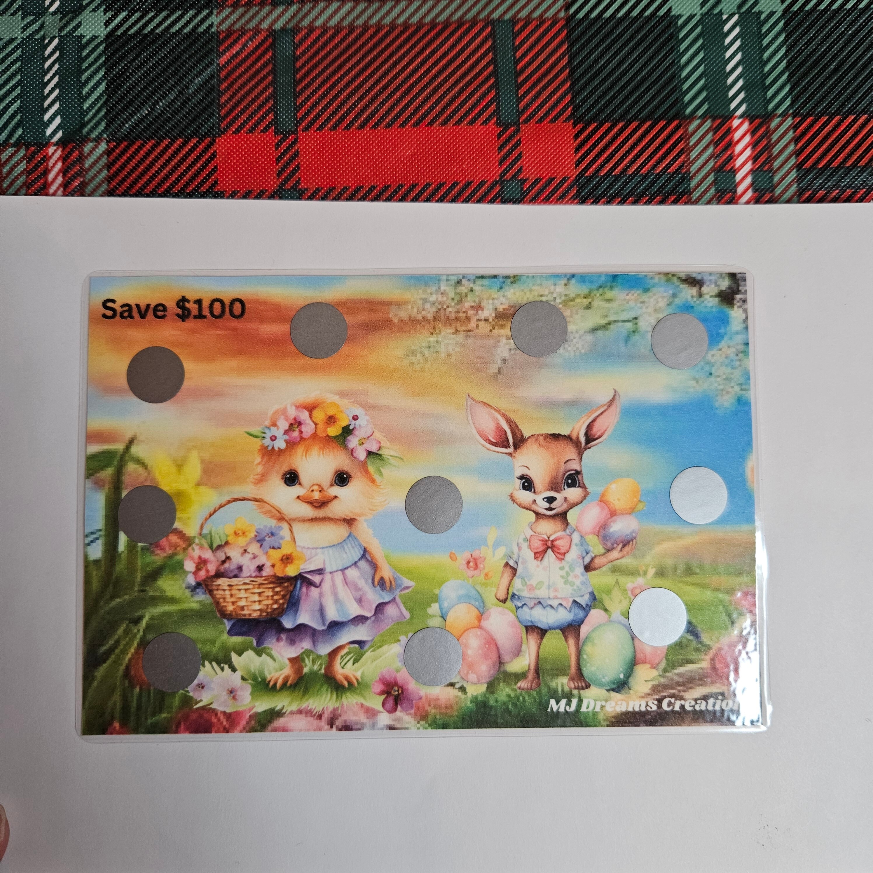 Easter Day Scratch-off Saving Challenges |6x4| Laminated | Reusable - Etsy