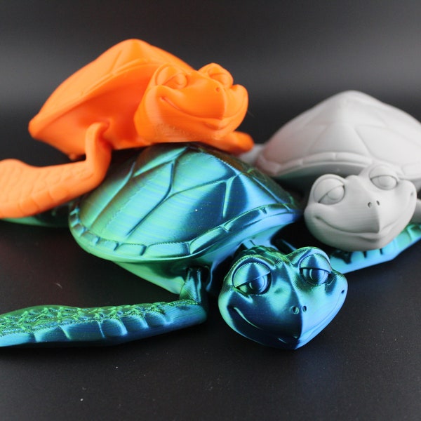 3d Sea Turtle Fidget Toys - Etsy