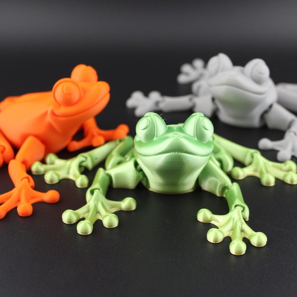 Articulated Frog Stl - Etsy