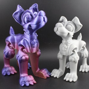 3D Printed Articulated Flexible Puppy Dog, Printverse Authorized ...