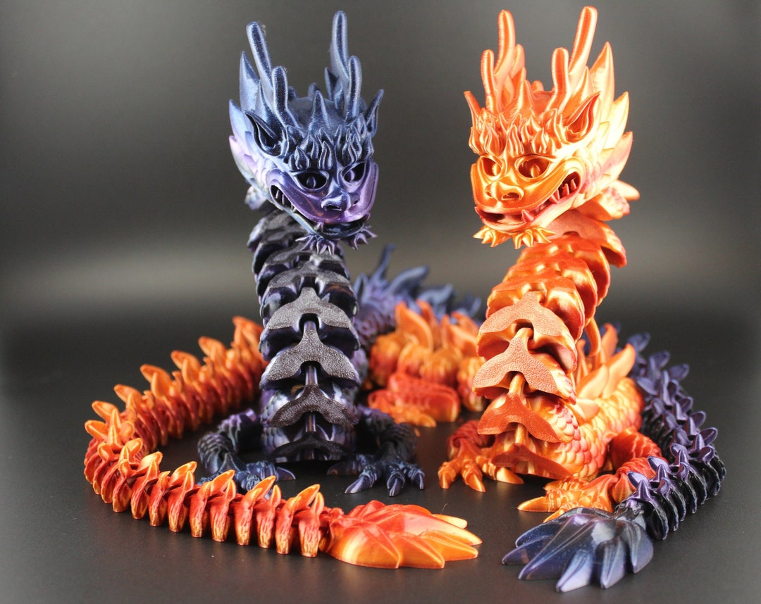 Articulated Flexible Dragon, Flexi Factory Authorized Reseller, 3D ...