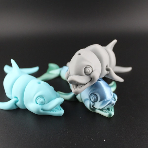 Dolphin Figurine 3d Printed - Etsy