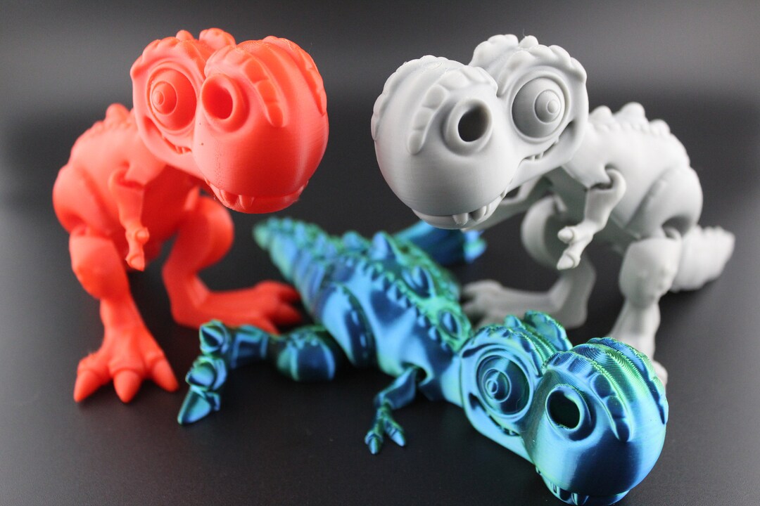 Articulated Flexible T-rex Dinosaur Flexi Factory Authorized - Etsy