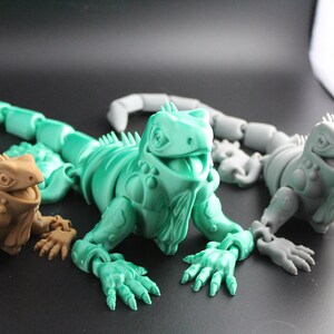 Articulated Flexible Iguana, Printverse Authorized Reseller, 3D Printed ...