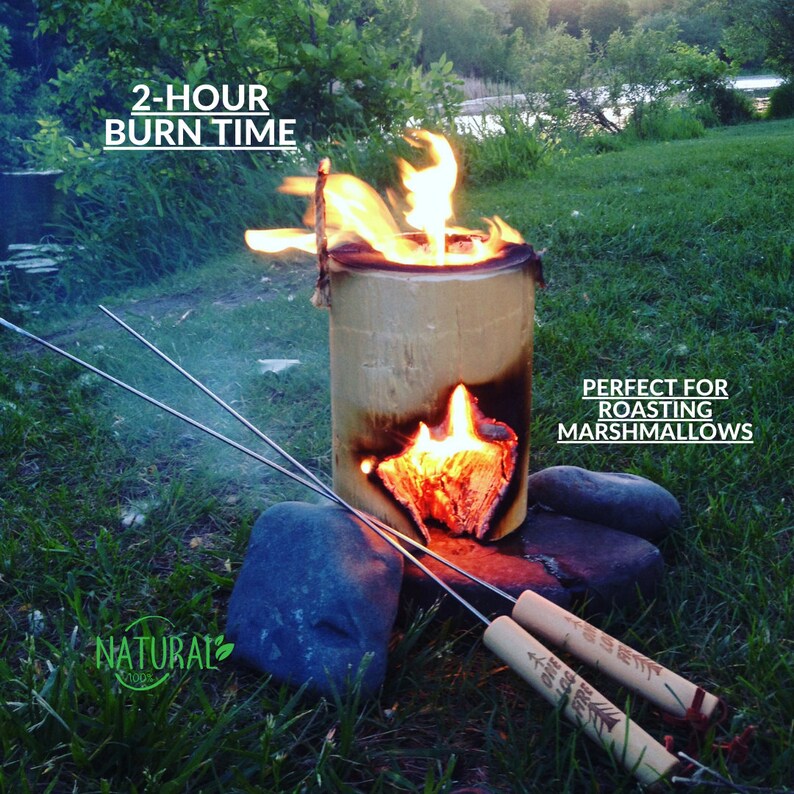 Original Onelogfire 2-pack Fire Log Set Campfire Log Mini - Etsy