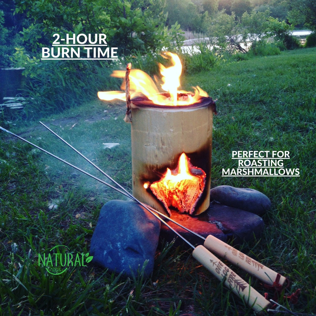 Original Onelogfire 2-pack Fire Log Set, Campfire Log, Mini Firewood ...