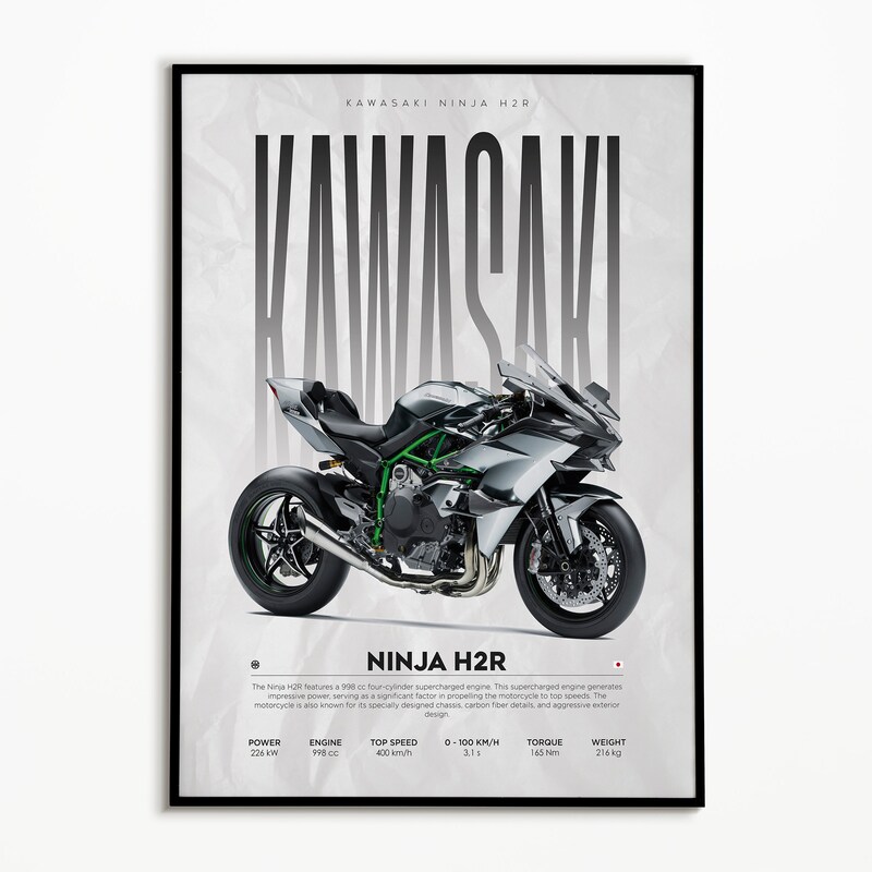 Motorcycle Poster - Etsy