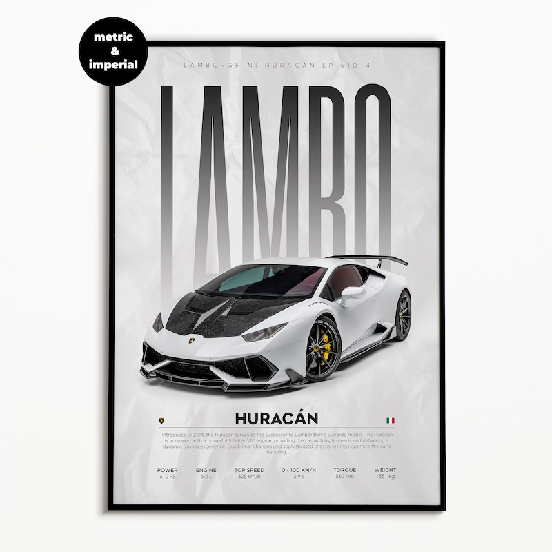 Lamborghini Poster - Etsy