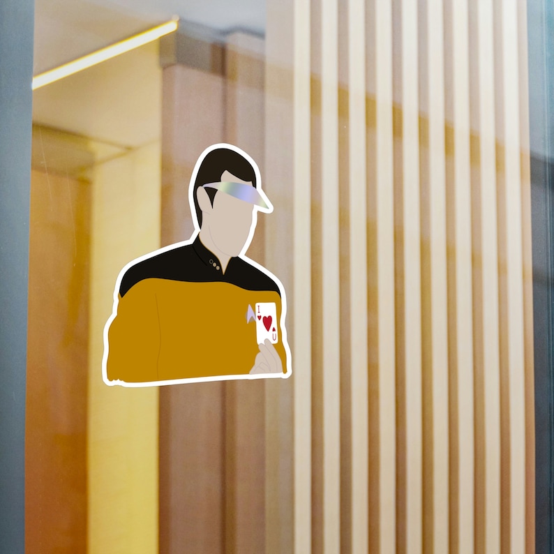 Star Trek: TNG Data Vinyl Decal - Etsy