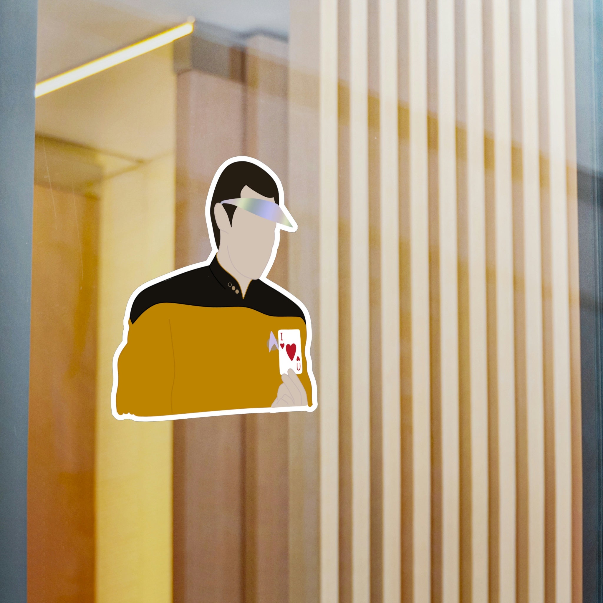 Star Trek: TNG Data Vinyl Decal - Etsy