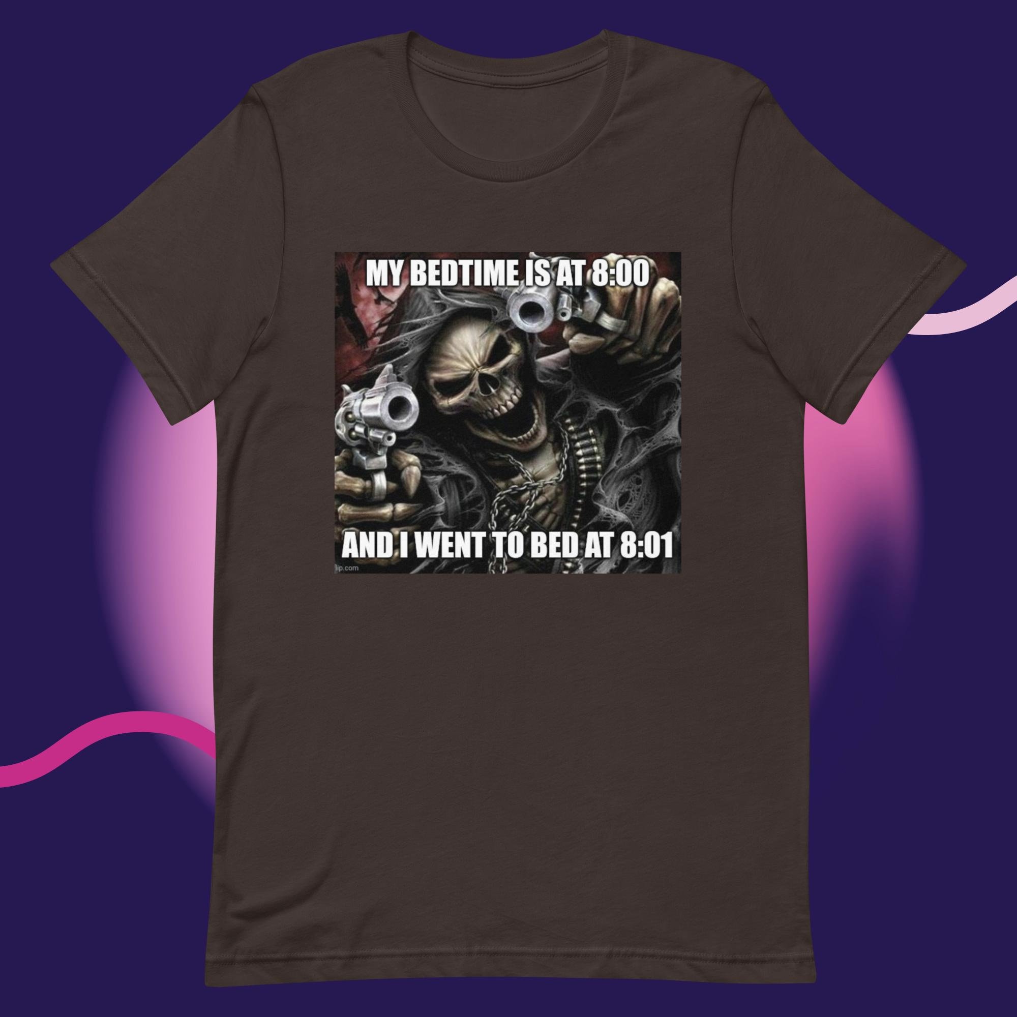 Hard Skeleton Meme Shirt, Funny Meme Shirt, Parody Metal Shirt ...