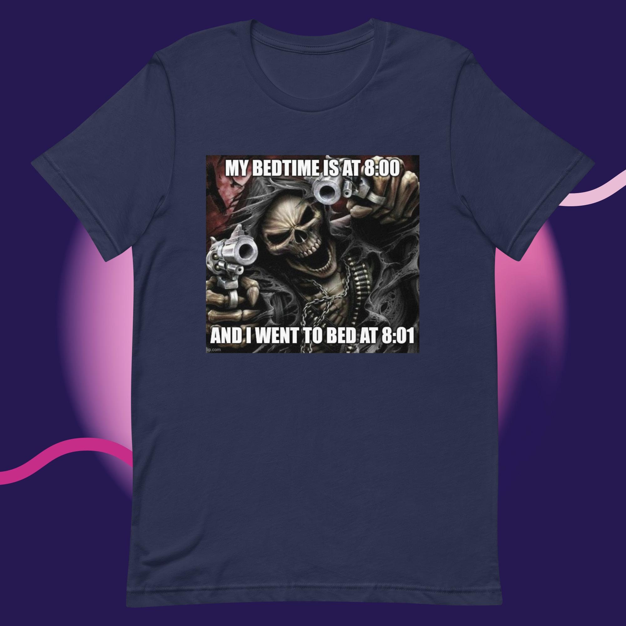 Hard Skeleton Meme Shirt, Funny Meme Shirt, Parody Metal Shirt ...