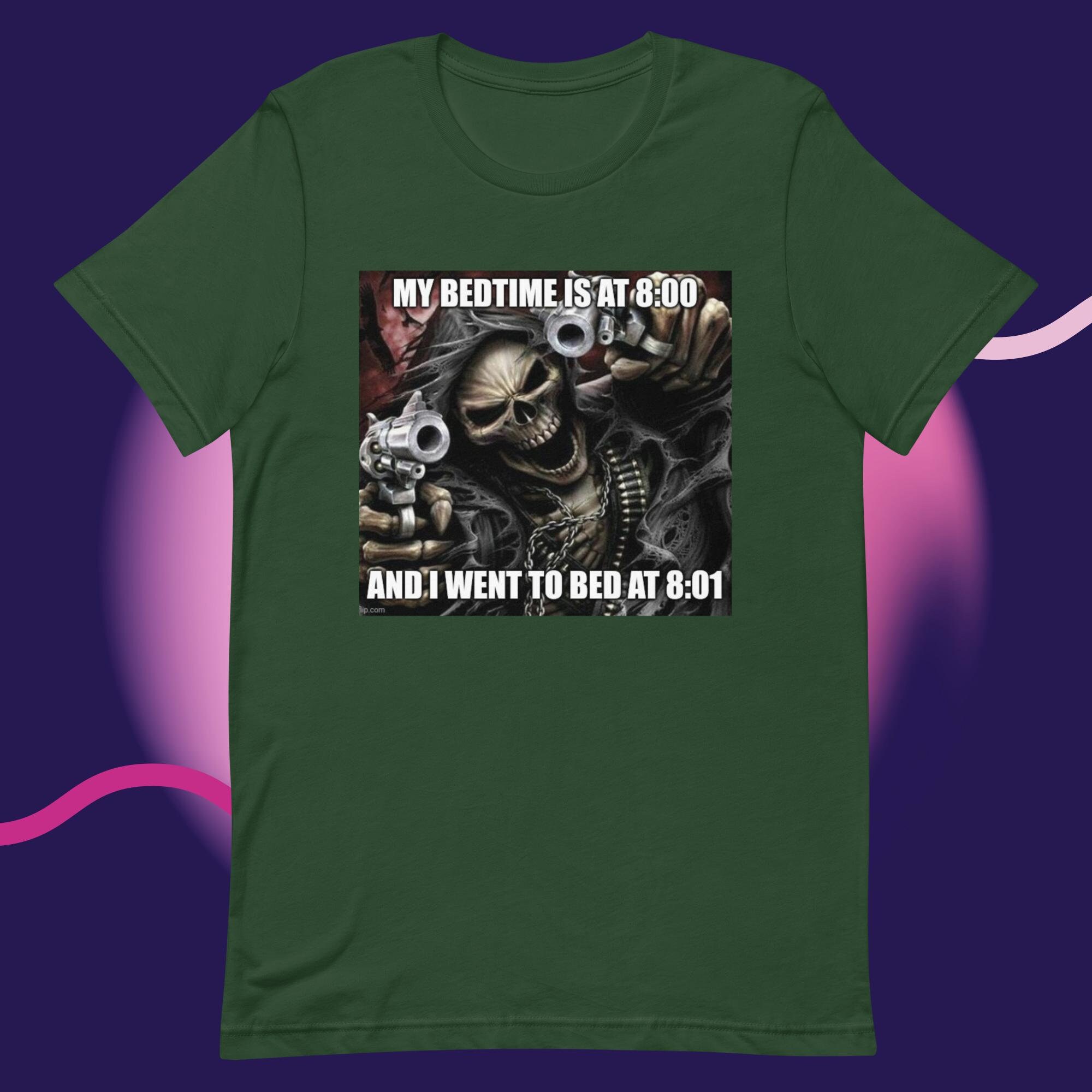 Hard Skeleton Meme Shirt, Funny Meme Shirt, Parody Metal Shirt ...