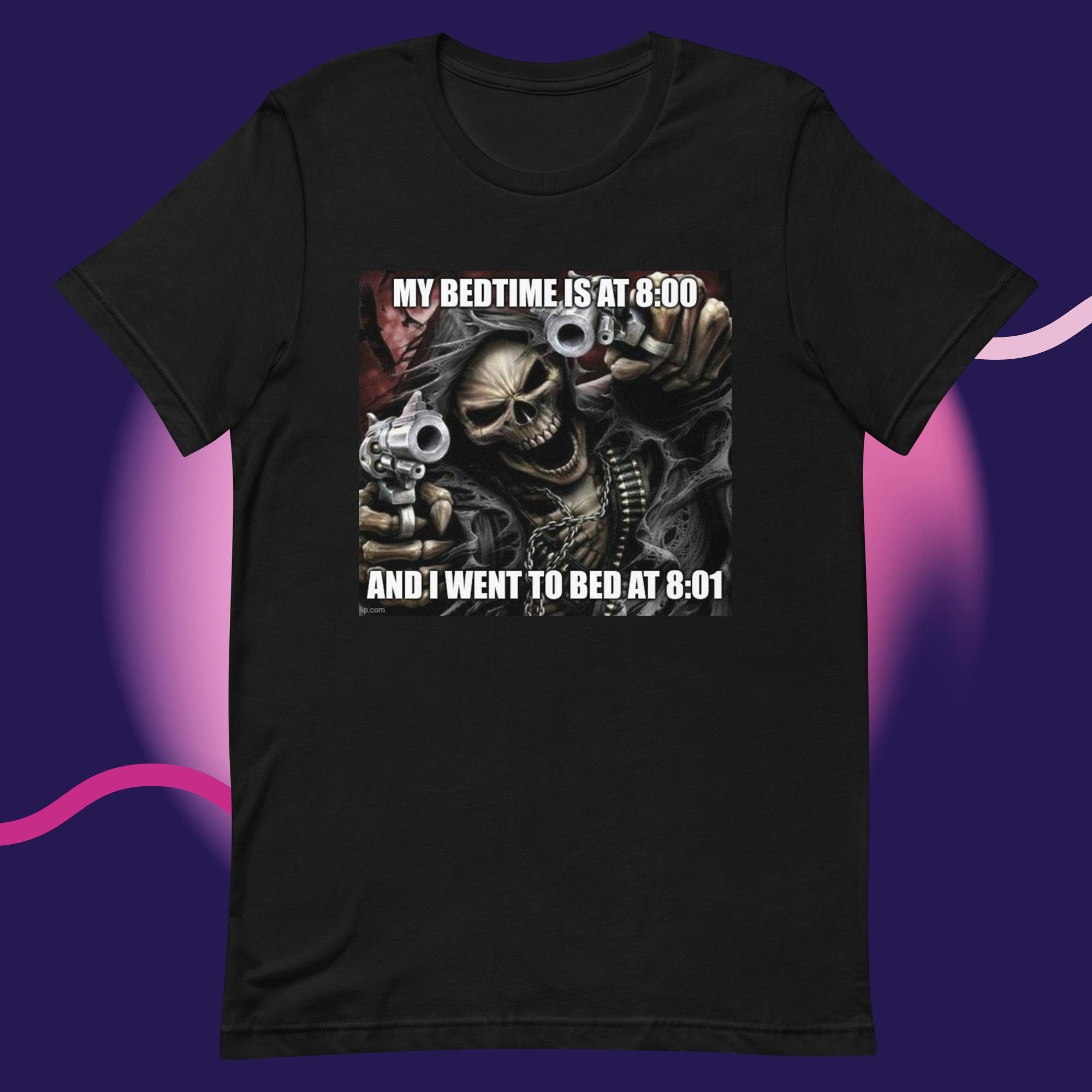 Hard Skeleton Meme Shirt, Funny Meme Shirt, Parody Metal Shirt ...