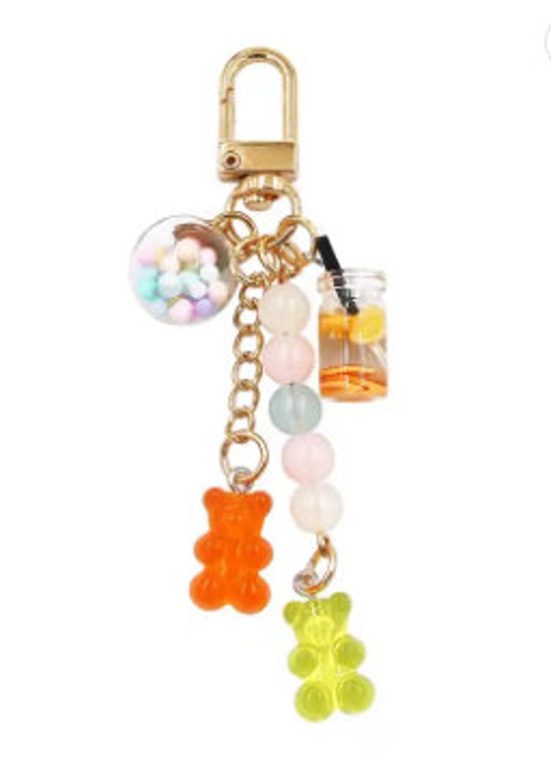 Gummy Bear Keychain Pack of 3 - Etsy