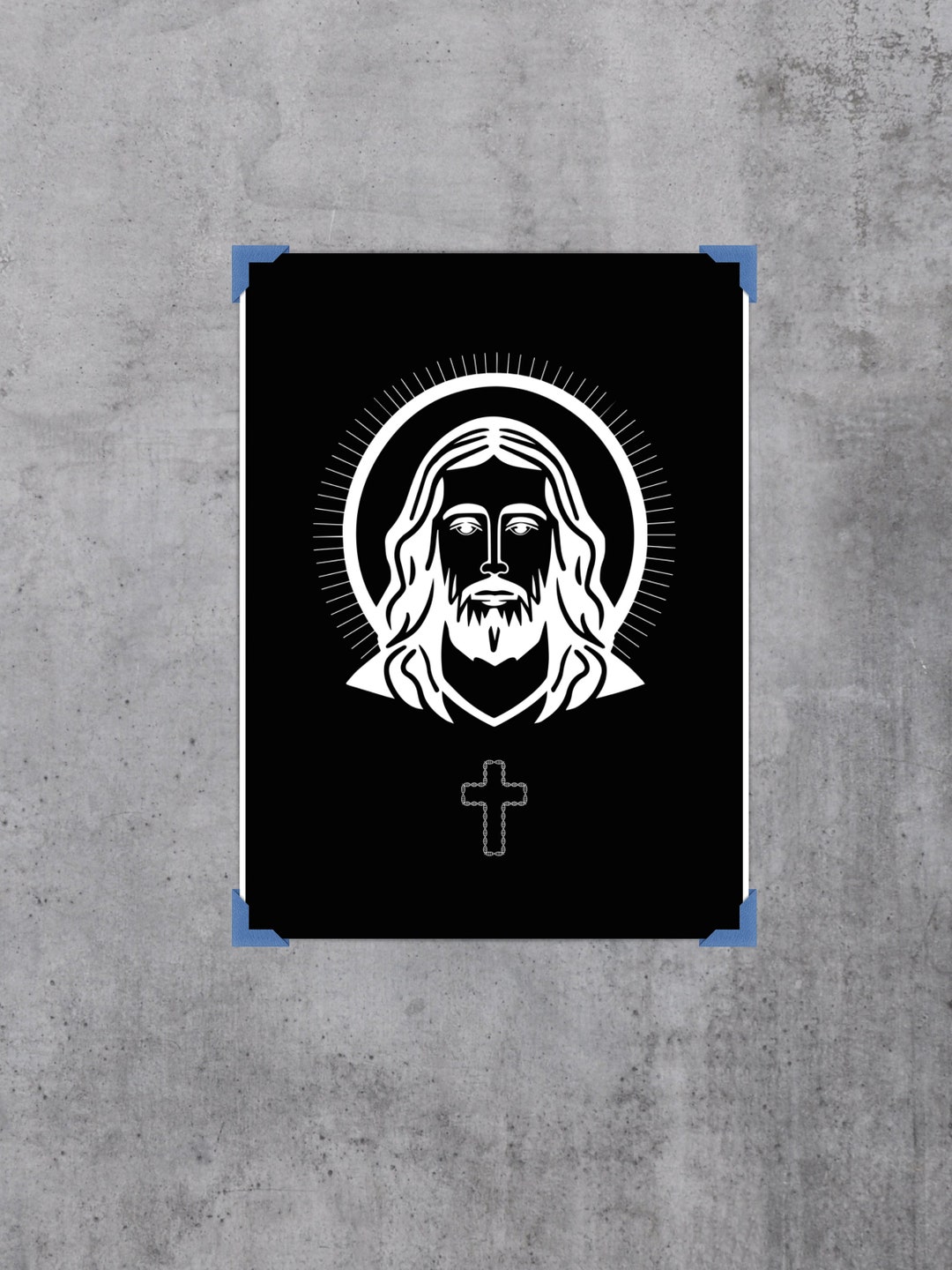 Jesus Poster Affiche Love God Christ Chrétien Religion Poster - Etsy