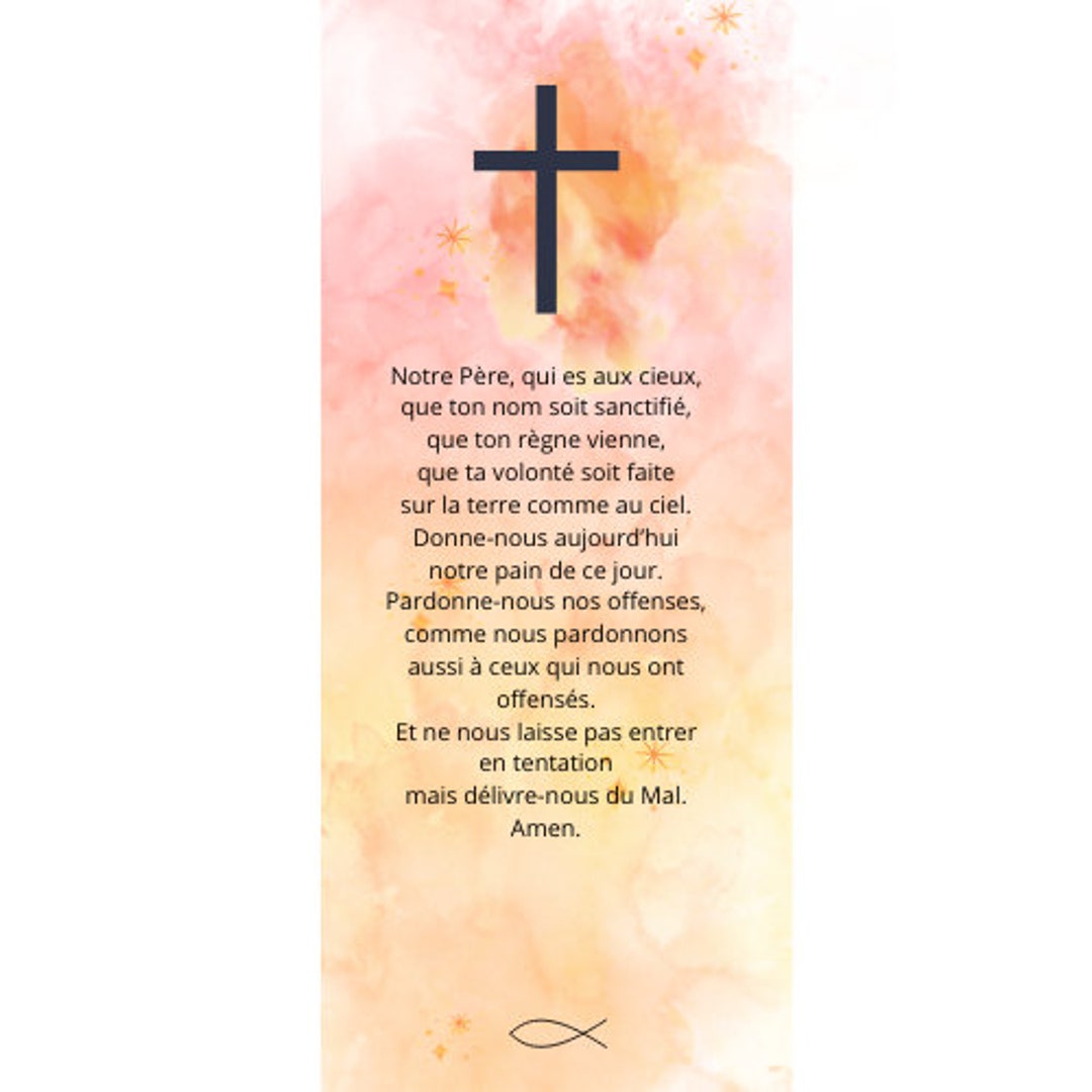 Deux Marque-page Prière Pour Bible Chrétienne Et Catholique. - Etsy