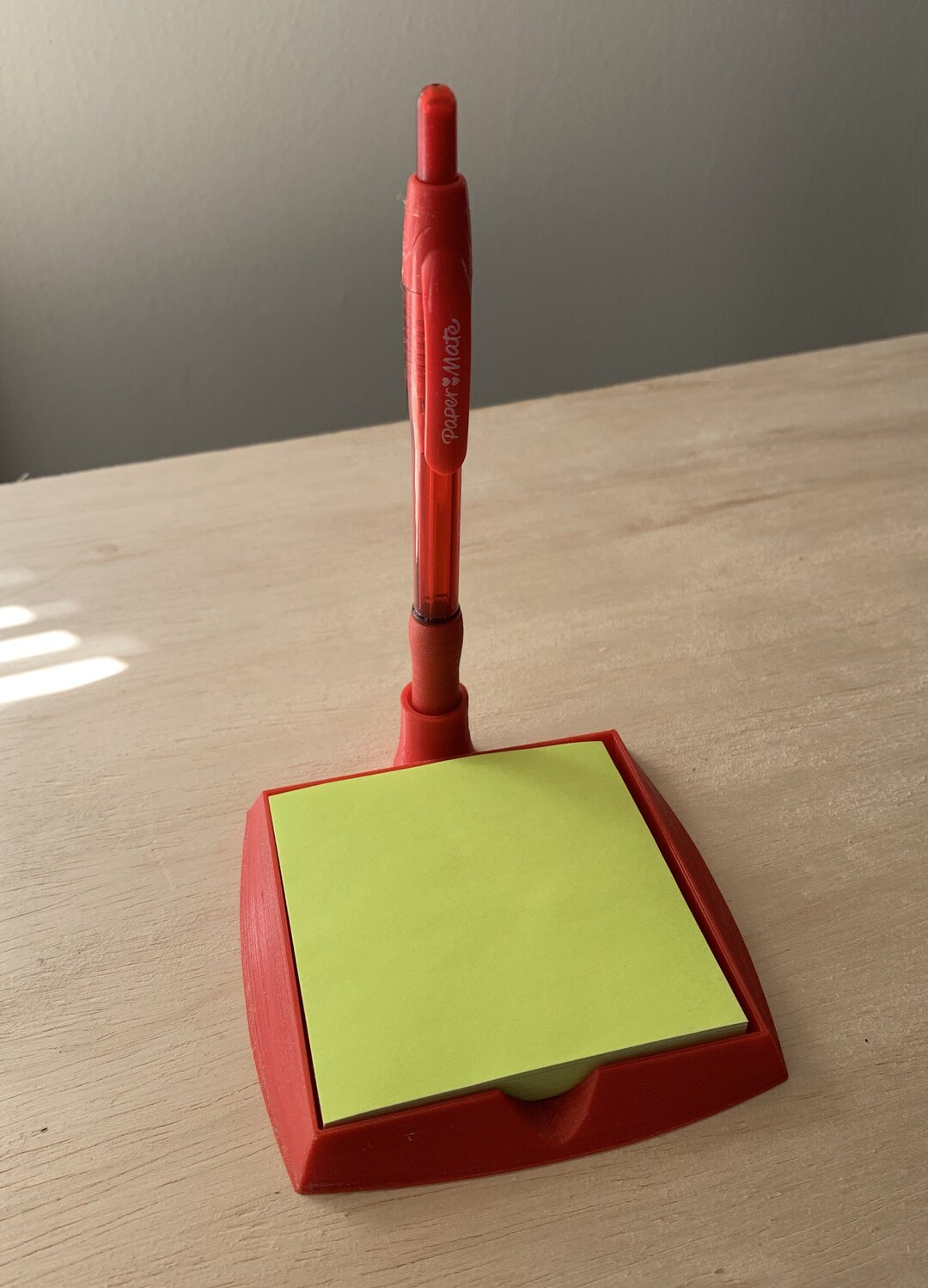 Post-it / Sticky Note Dispenser and Pen Holder - Etsy
