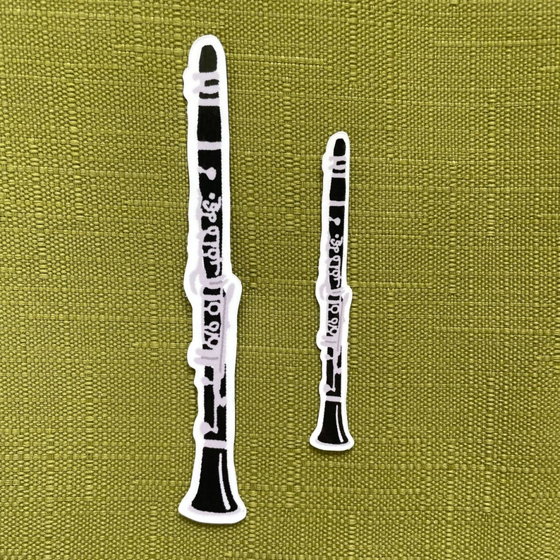 Clarinet Die Cut Sticker, Sticker for Kids, Sticker for Band Kids ...