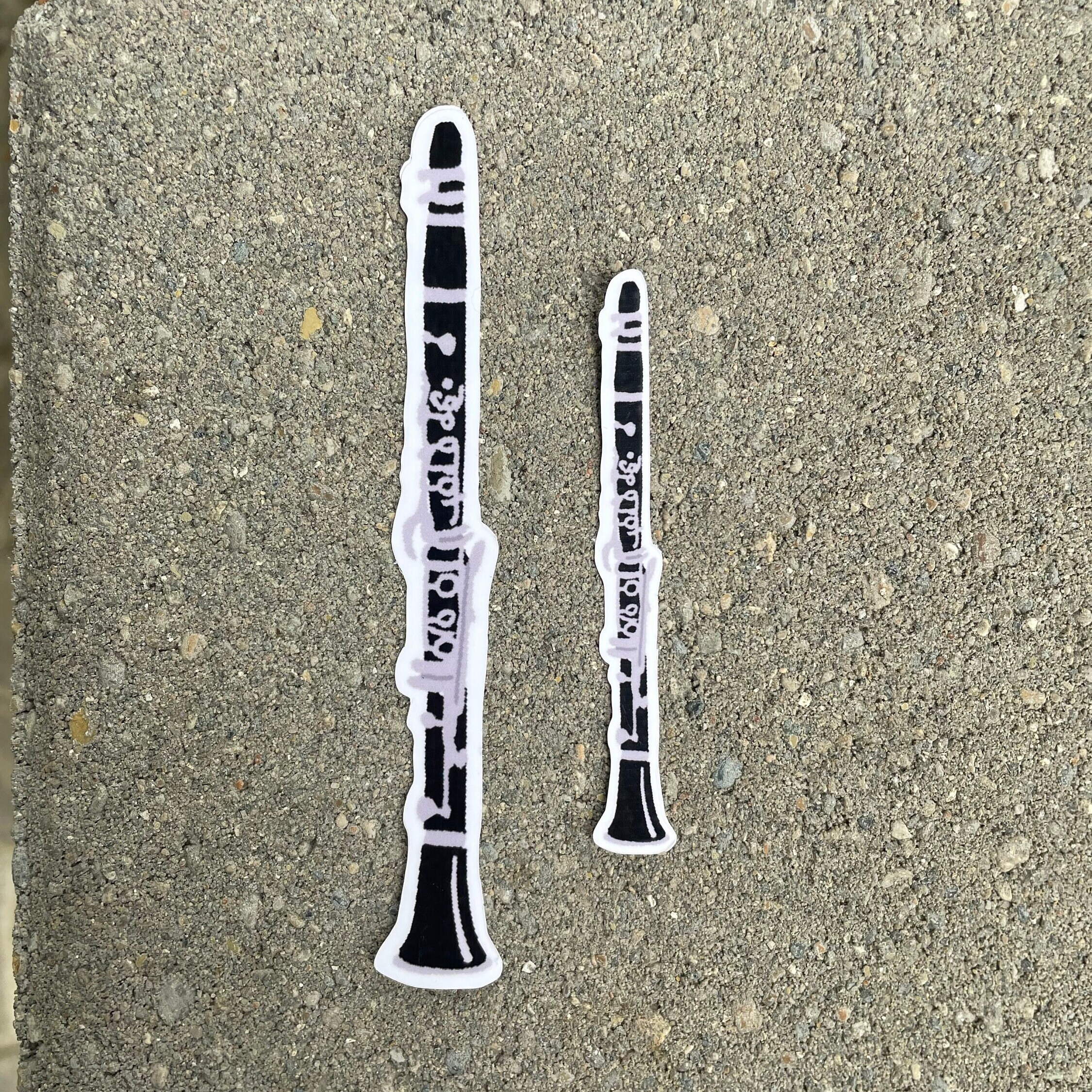 Clarinet Die Cut Sticker, Sticker for Kids, Sticker for Band Kids ...