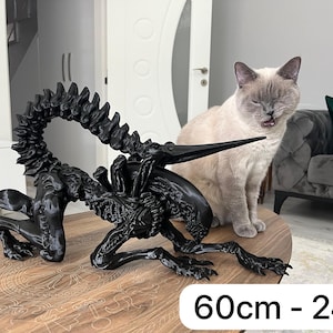 Xenomorph Figurine - Alien Movie Inspired Collectible Sculpture, Highly ...