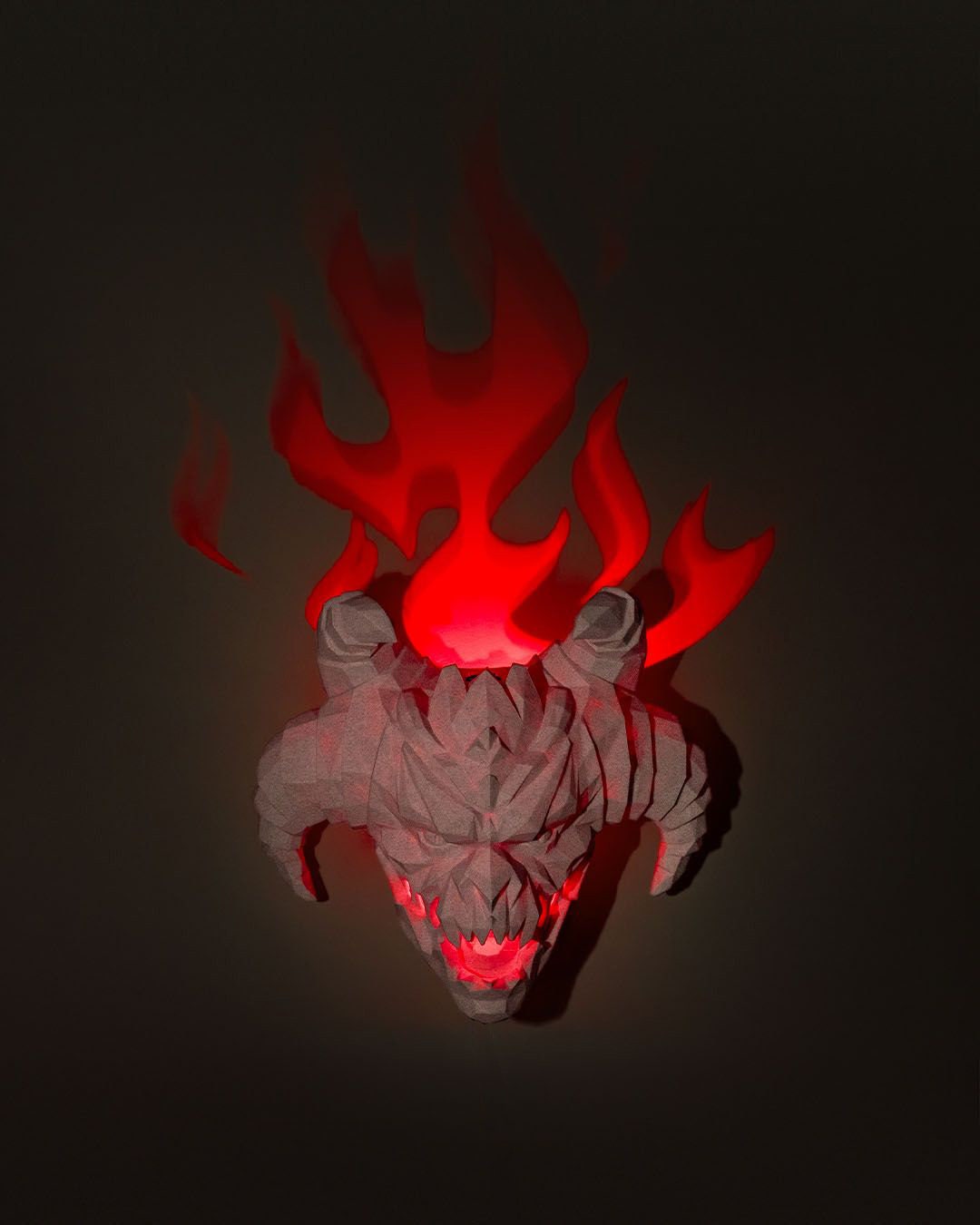 The Devil Wall Lamp - Etsy