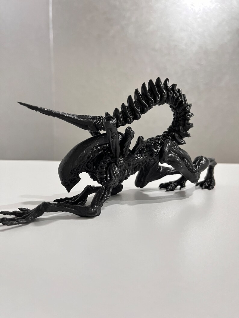Xenomorph Figurine Alien Movie Inspired Collectible Sculpture - Etsy