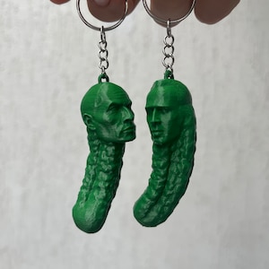 Pickle Nick and Pickle Rock Keychain - Etsy