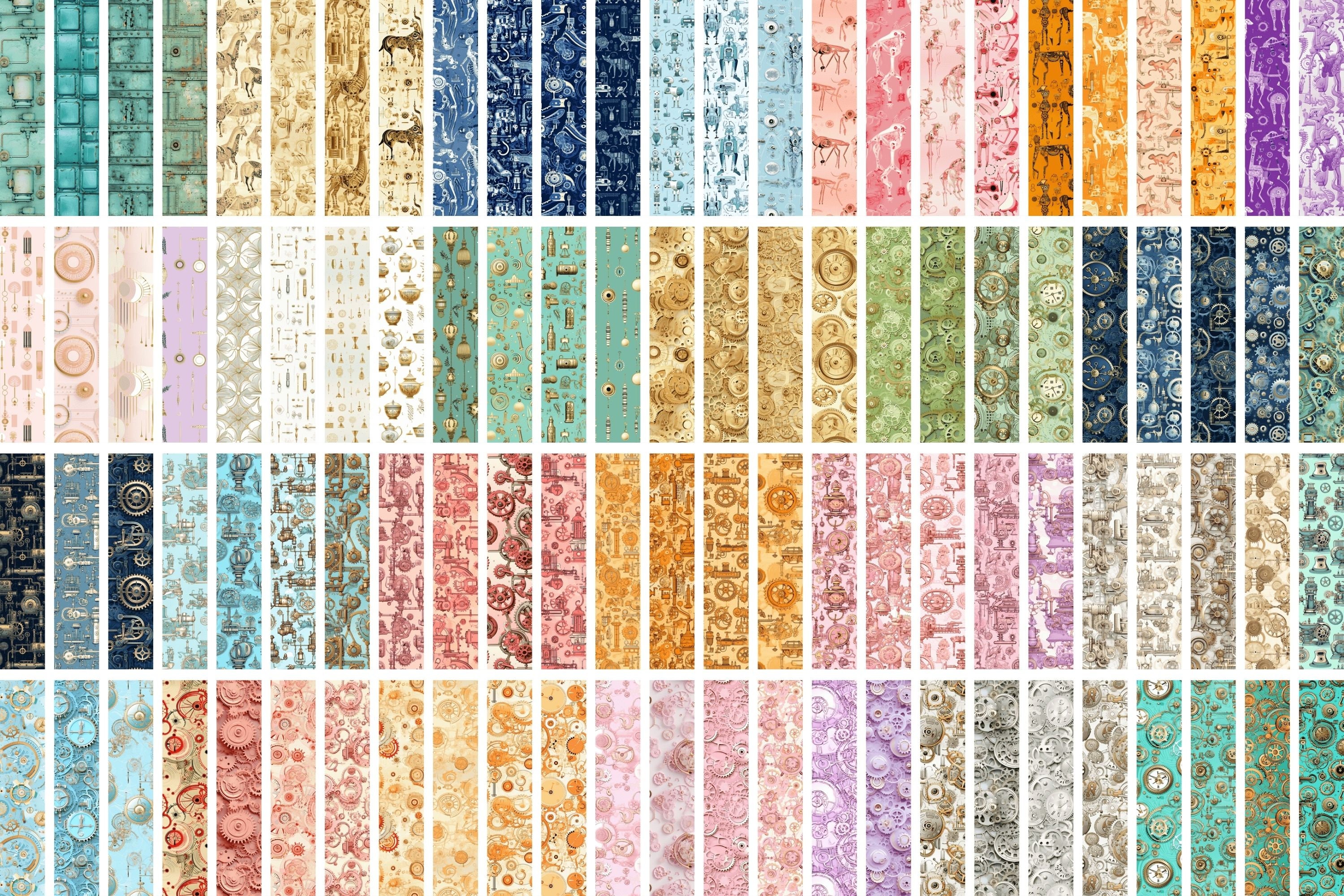 Steampunk Designs, 400+ Stunning PNG Files, Key Fob Wristlet Bundle ...