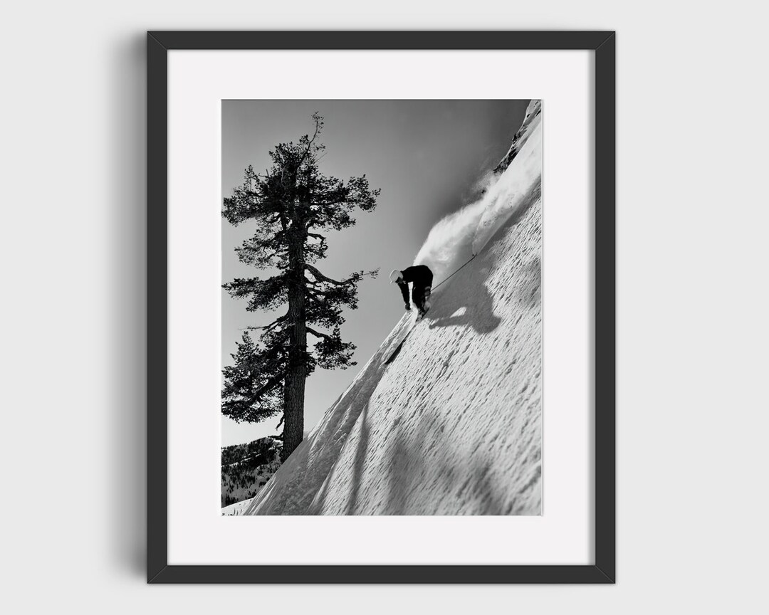 VINTAGE SKI PHOTO Print Digital Download, Printable Art, Vintage Ski ...