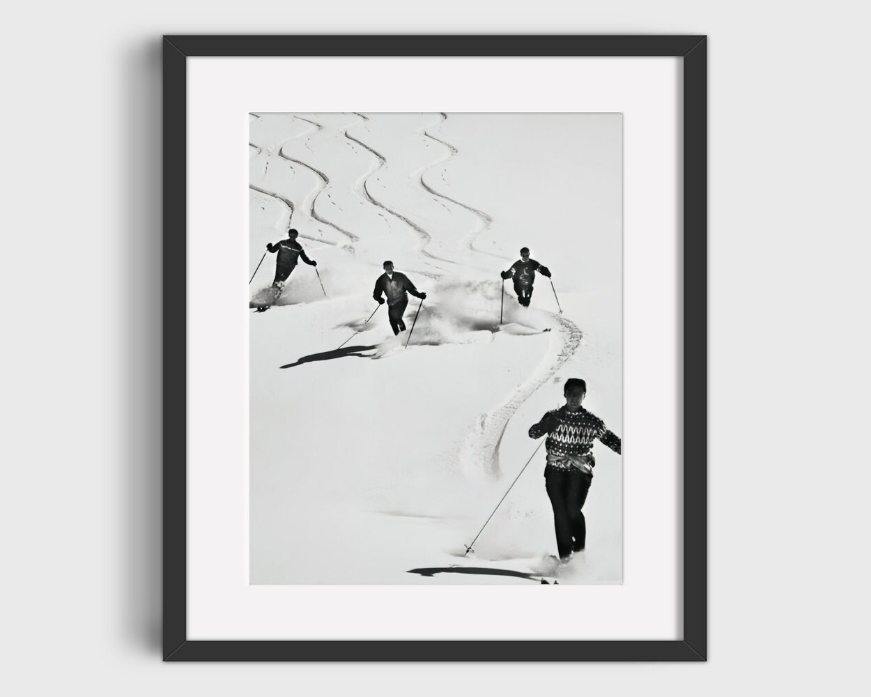 VINTAGE SKI PHOTO Print Digital Download, Printable Art, Vintage Ski ...