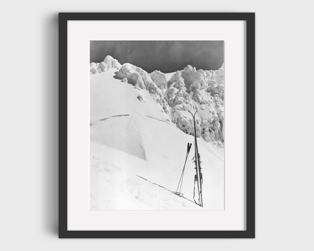 VINTAGE SKI PHOTO Print Digital Download, Printable Art, Vintage Ski ...
