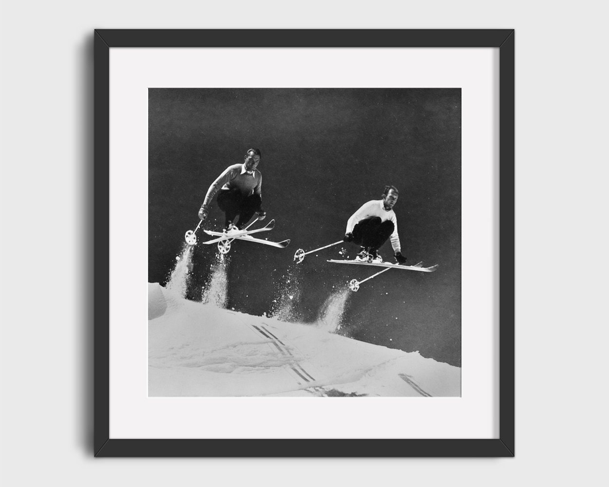 VINTAGE SKI PHOTO Print Digital Download, Printable Art, Vintage Ski ...