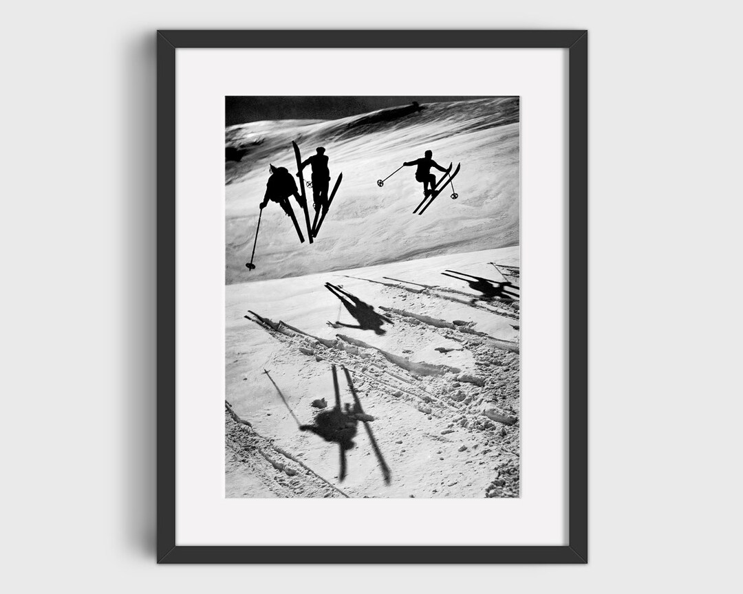 VINTAGE SKI PHOTO Print Digital Download, Printable Art, Vintage Ski ...
