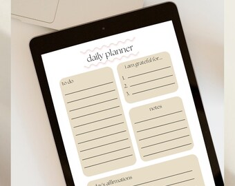 Weekly Planner, Minimalist Planner, Digital Planner, Printable Planner ...