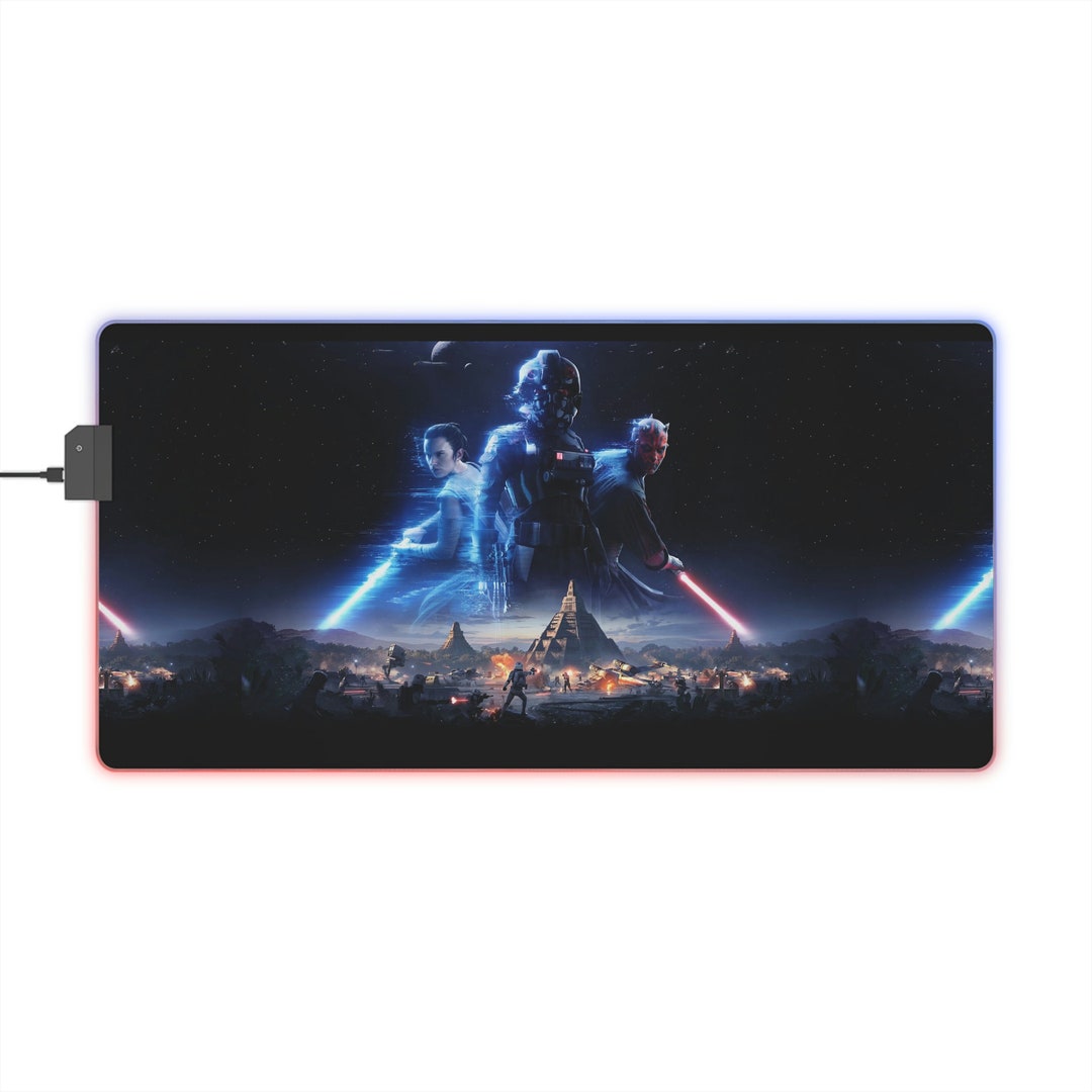 Star Wars LED Gaming Mouse Pad, Play Mat, Gift for Gamer. - Etsy