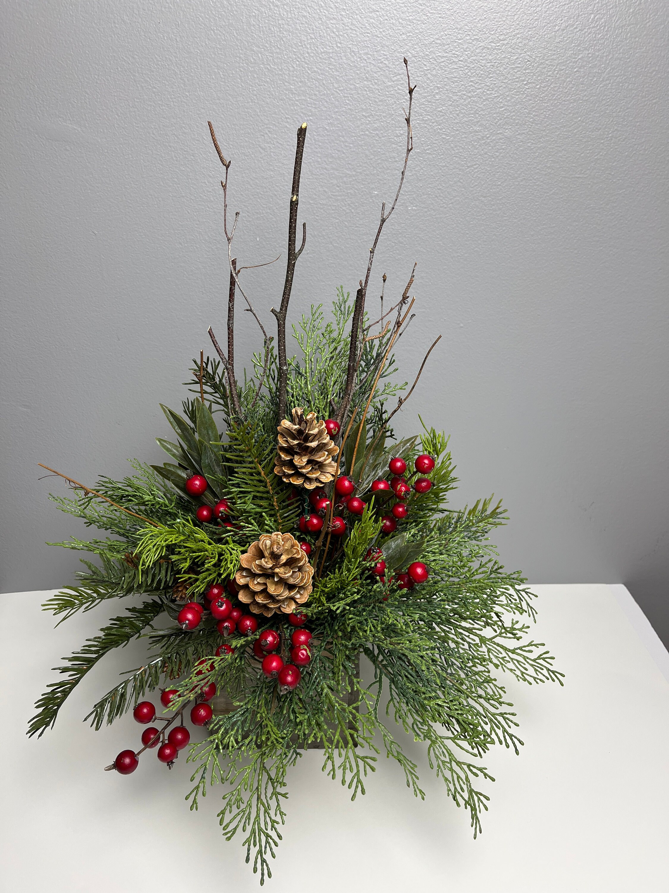 Christmas Arrangement Xmas Table Top Christmas Decor Home Decor House ...