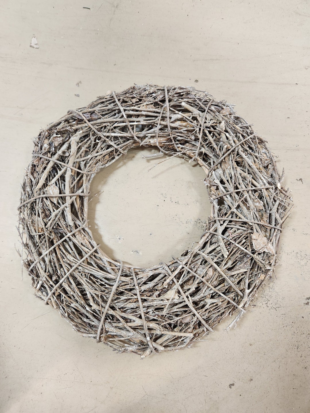 Twigs Wreath, Wreath for Front Door, Year Round 17 Door Wreath, Real ...