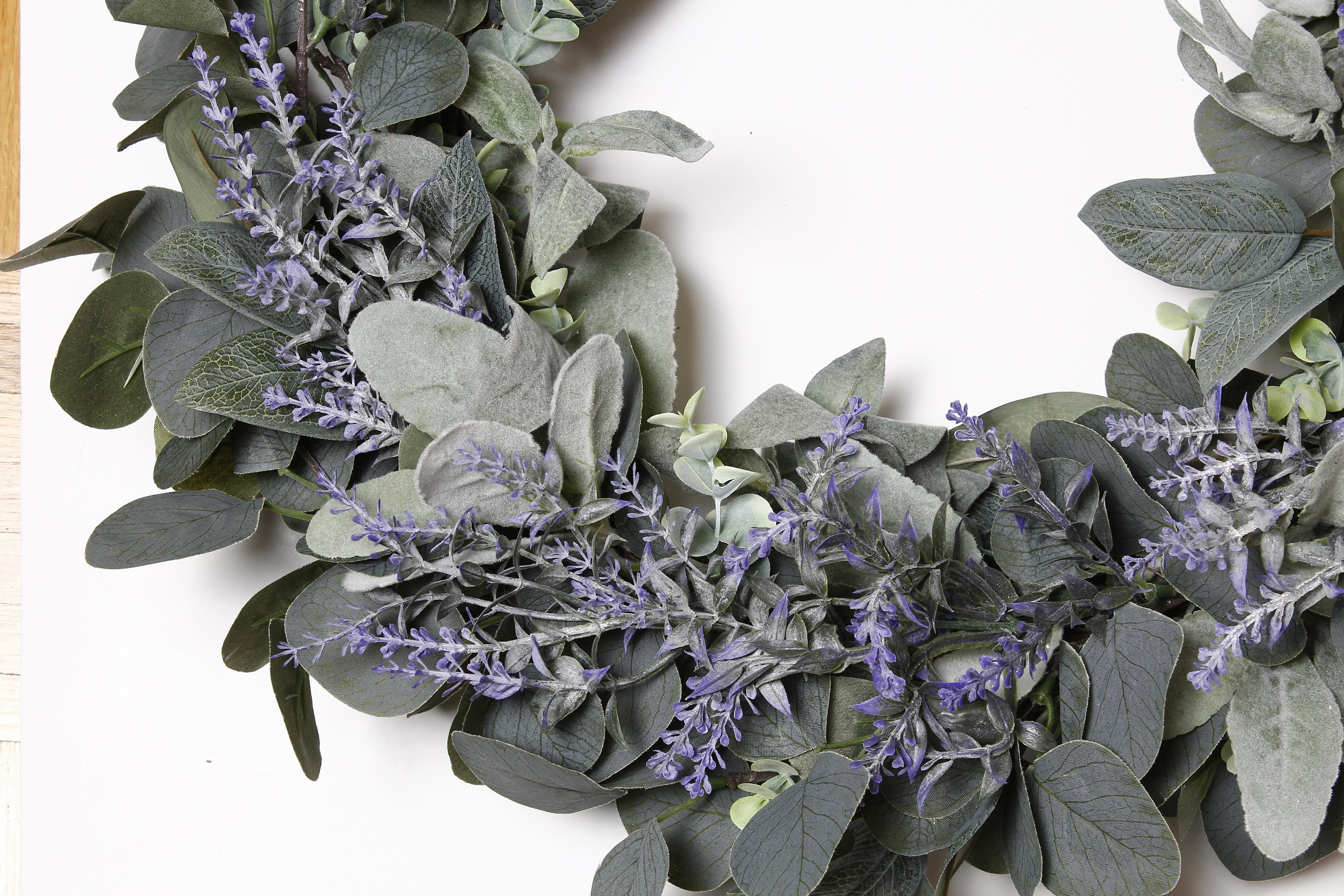 Lavender Wreath Wreath for Front Door Year Around 18 Door Wreath ...