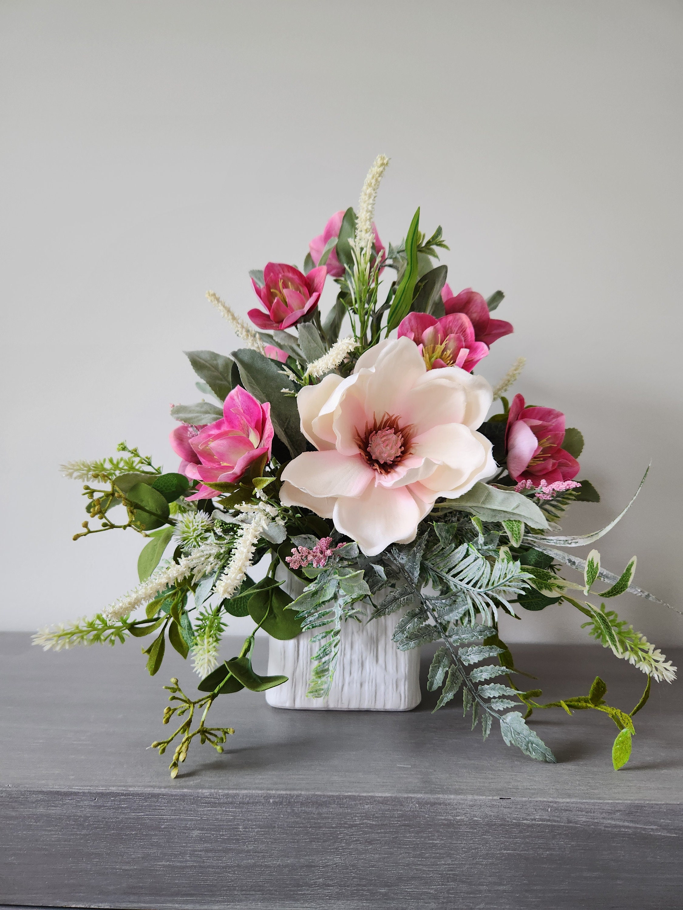 Spring Arrangement Centerpiece Easter Table Top Home Decor House ...