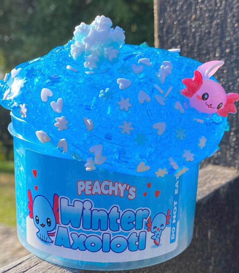 Slime Kit Axolotl Theme With Glitter, Charms, and Clay Sprinkles Party ...