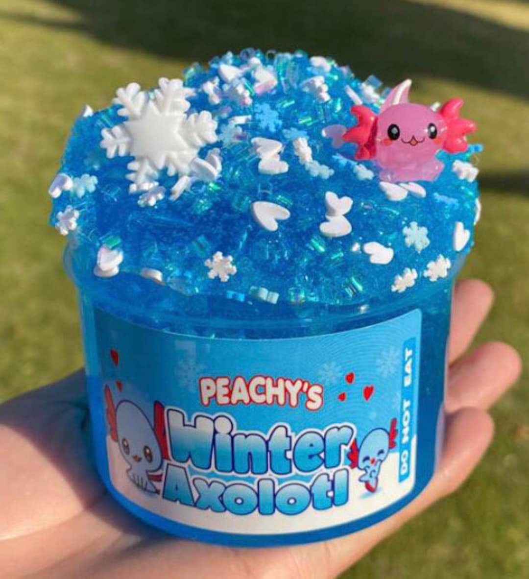 Slime Kit Axolotl Theme With Glitter, Charms, and Clay Sprinkles Party ...