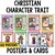 Biblical Character Trait Posters With Bible Verses | Classroom Bulletin ...