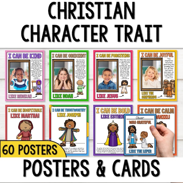 Character Trait Poster - Etsy