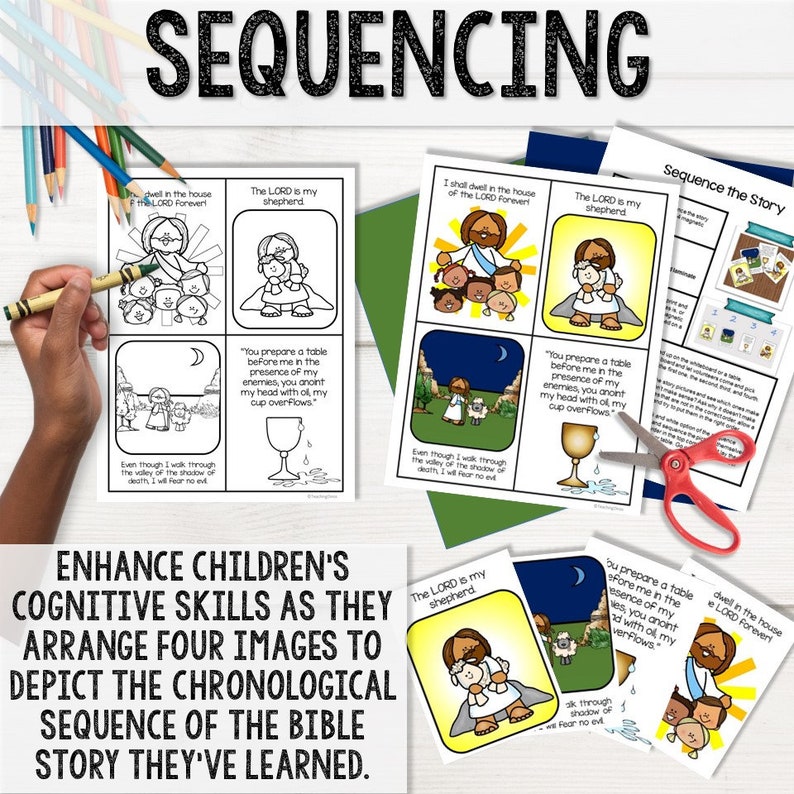 Psalm 23 Bible Lesson LORD is My Shepherd Sunday School Bible Story ...