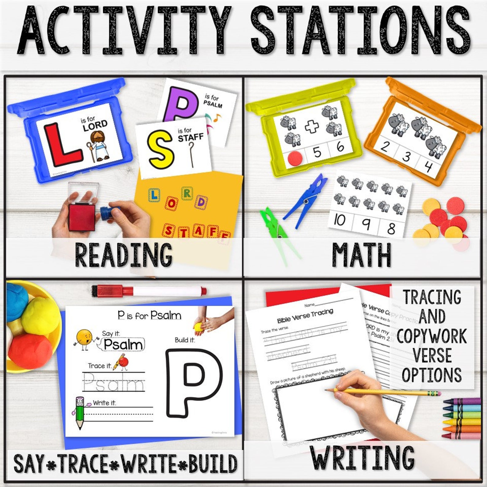 Psalm 23 Bible Lesson LORD is My Shepherd Sunday School Bible Story ...