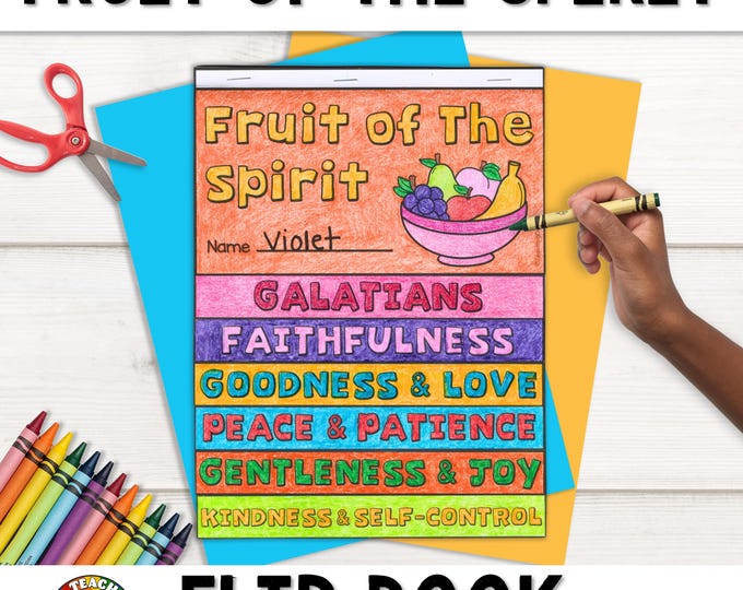 Fruit of the Spirit Game, Preschool Printable, Bible Verse, Galatians ...